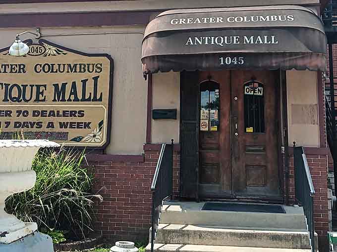 Exposed beams and endless aisles create a treasure hunter's paradise where every turn reveals another era worth exploring thoroughly.