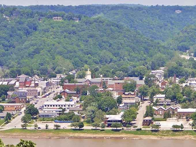 Nestled between rolling hills and the mighty Ohio River, Madison offers that rare view that makes you instantly reach for your camera while thinking, "I could get used to this."