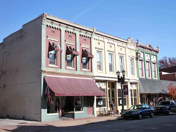 These pastel storefronts aren't trying too hard, they're just being themselves, which is refreshingly honest in today's world.
