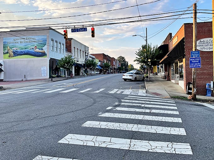 Main Street Rutherfordton welcomes you with that perfect small-town charm that big cities spend millions trying to recreate. This is the real deal.