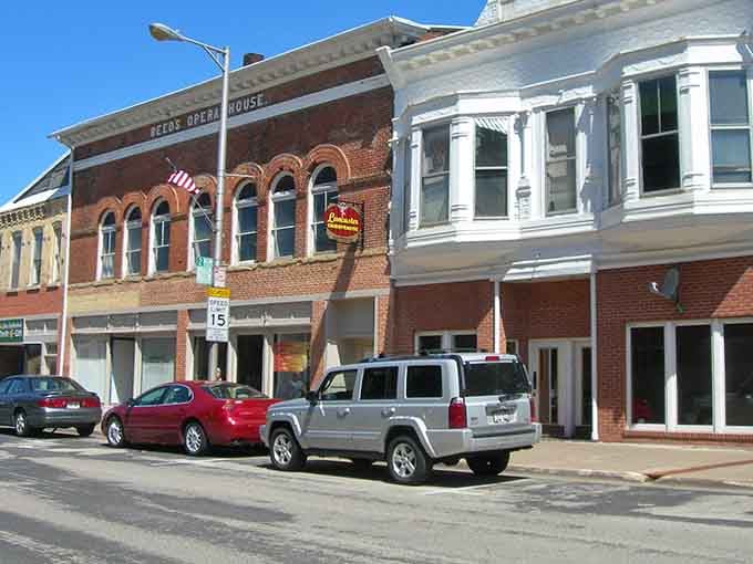 These aren't movie set facades&mdash;they're real buildings in a real town with really affordable rent that defies logic.