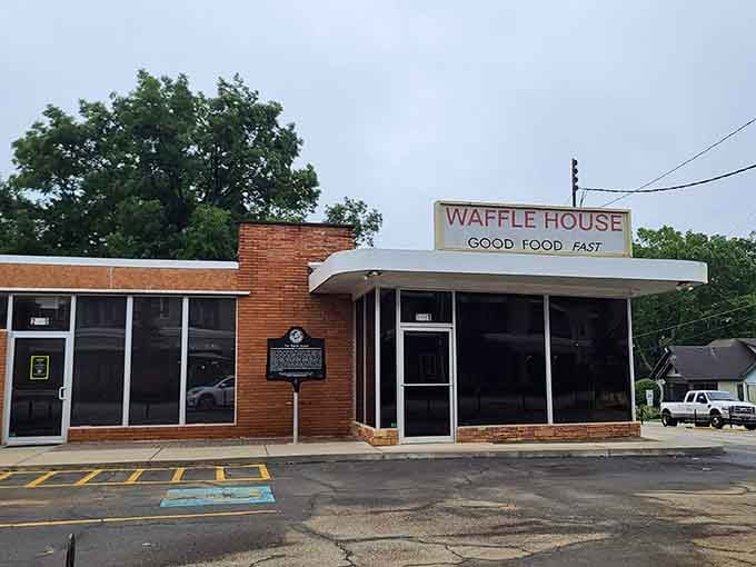 This unassuming brick building with its distinctive white overhang doesn't just serve waffles&mdash;it serves up a time capsule of American restaurant culture.