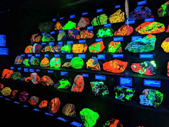 When the rocks start glowing like a disco from another world, you know you've stepped into something truly extraordinary.