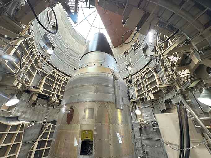 Standing next to this Cold War giant makes you feel like an ant at a science fair gone nuclear.