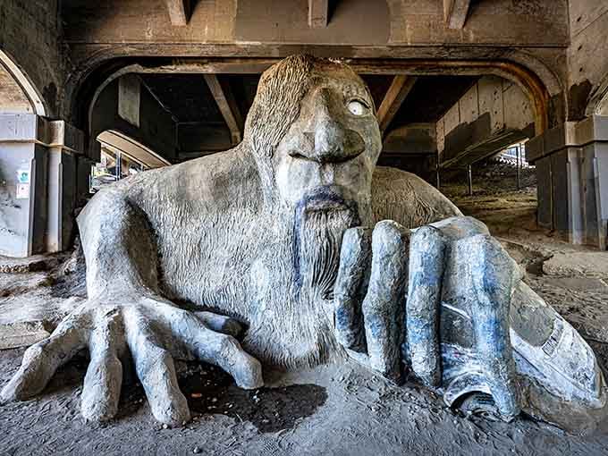 Meet Seattle's most famous resident who's been living rent-free under a bridge since 1990.