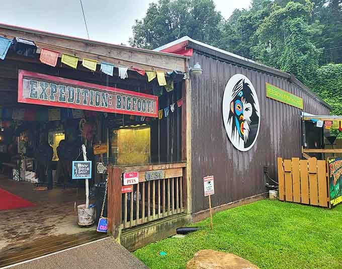 The rustic exterior promises adventure, and honestly, it delivers on that promise in the most delightful way.