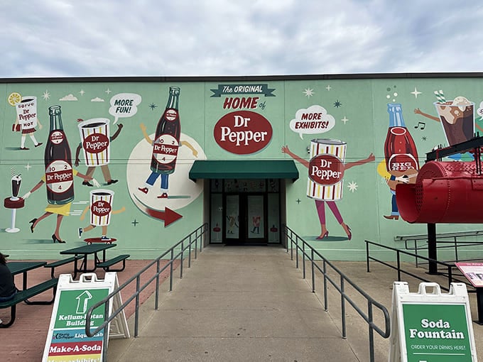 When a museum announces itself with vintage cartoon characters doing the jitterbug, you know you're in for something special.