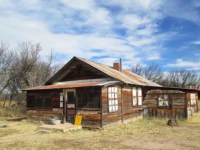 Time hasn't been kind to this building, but that weathered charm is exactly what makes it authentic.
