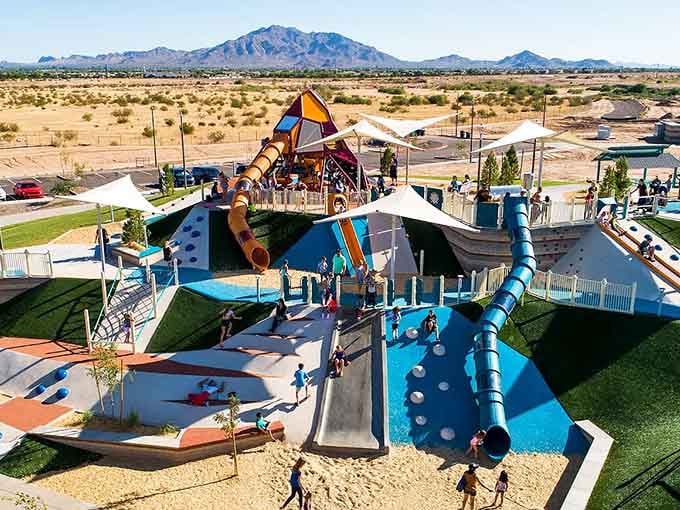 This isn't just a park; it's a masterpiece of family entertainment sprawling across the Arizona desert landscape.
