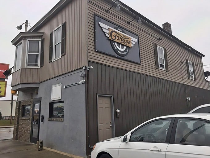 That winged logo isn't just signage, it's a promise that your burger dreams are about to take flight.
