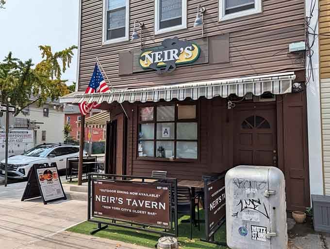 That modest awning has sheltered everyone from Civil War veterans to Goodfellas fans seeking cinematic pilgrimage.