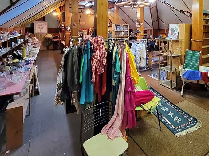 That curved awning entrance promises adventure inside, like you're about to discover treasures from every corner of American history.