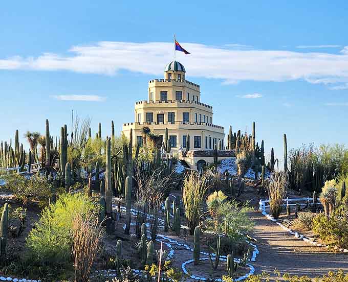 Rising from the desert like a tiered dream, this castle proves Arizona has always done things differently.
