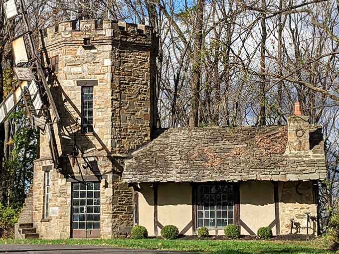That tower isn't a movie set prop—it's genuine architecture that'll make your inner child squeal with delight.
