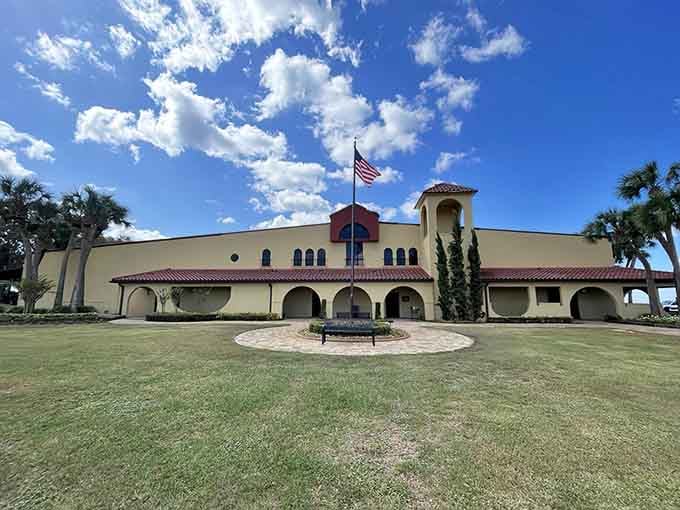 The two-story winery feels more Tuscan villa than Central Florida, and honestly, we're not complaining one bit.