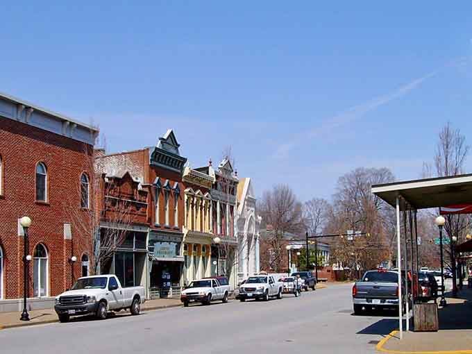 These 19th-century buildings have witnessed two utopian experiments and still stand proud under blue skies.
