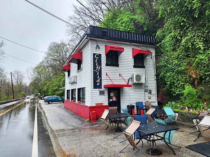 The entrance to somewhere special, where hungry people become happy people every single day.
