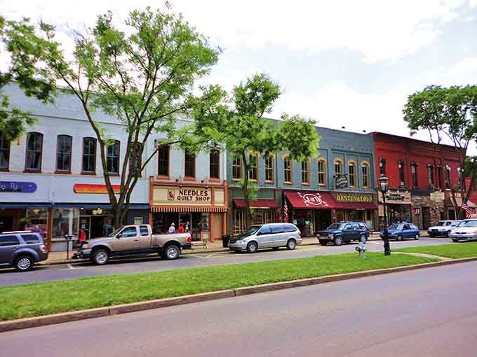 Main Street Wellsboro looks like someone pressed pause on the perfect small town circa 1950.