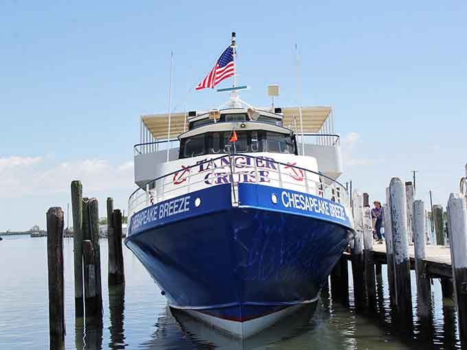 The Chesapeake Breeze ferry isn't just your ride to the island, it's your time machine to a simpler era.