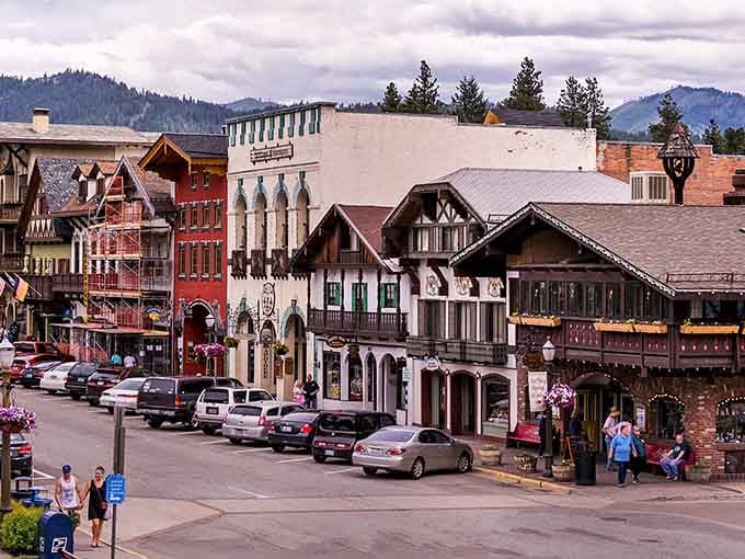 Every building tells the same story: we went full Bavaria and never looked back, thank goodness.