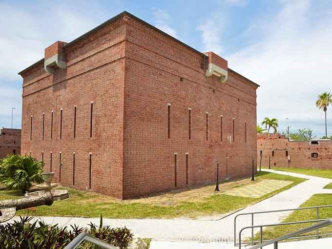 Those imposing brick walls have been standing since the Civil War, silently collecting ghost stories and tourist goosebumps ever since.