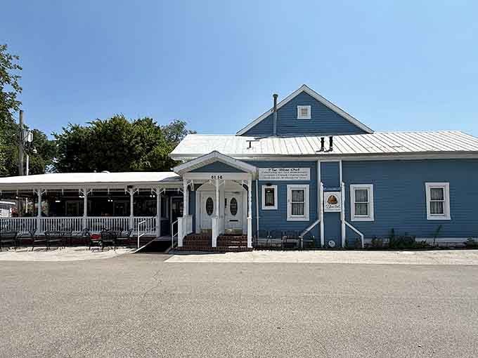 Blue as the Missouri sky and twice as inviting, this historic building houses secrets that would make your grandmother both proud and a little jealous.