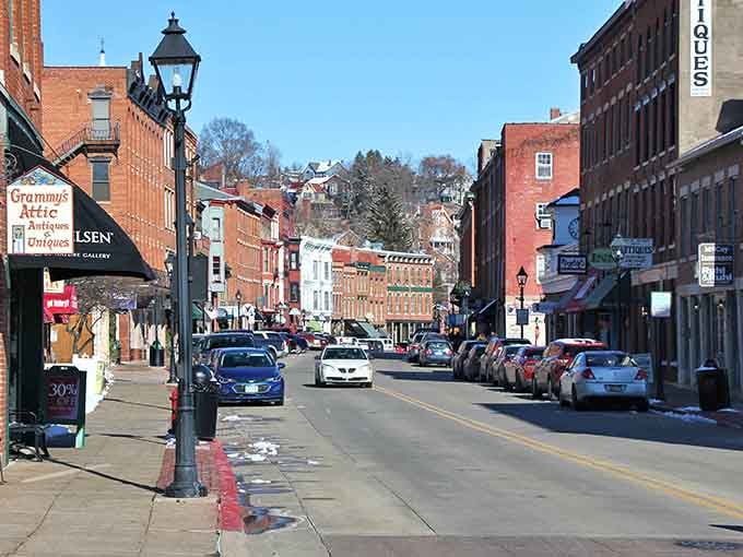 Main Street Galena looks like a movie set, except the popcorn's better and nobody yells "cut" when you window shop.