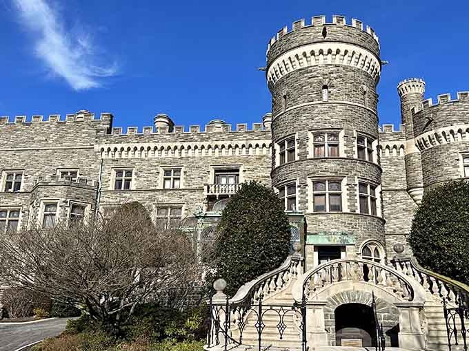 This isn't a movie set or your imagination running wild&mdash;it's an actual castle in Pennsylvania, turrets and all.