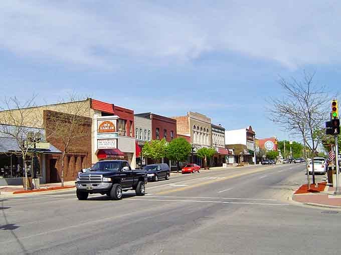 Ludington Avenue serves as the town's main street, offering that perfect blend of practical shops and visitor amenities.