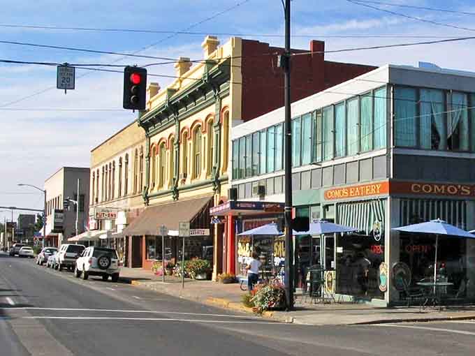 Downtown Pendleton looks like a movie set, except nobody yells "cut" when you wander into frame. Pure small-town Americana that feels refreshingly authentic.