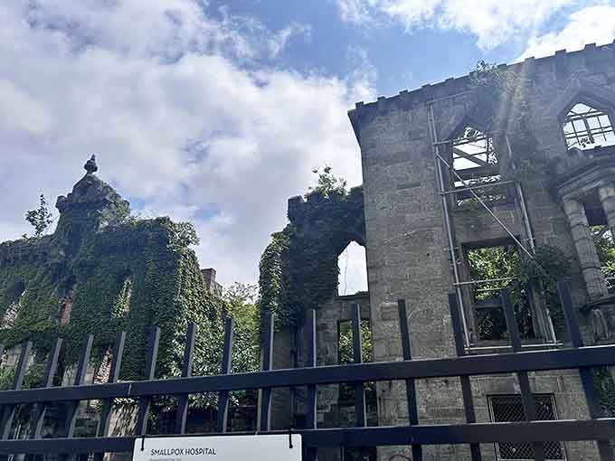 Gothic grandeur meets urban decay in this hauntingly beautiful testament to New York's complicated past.