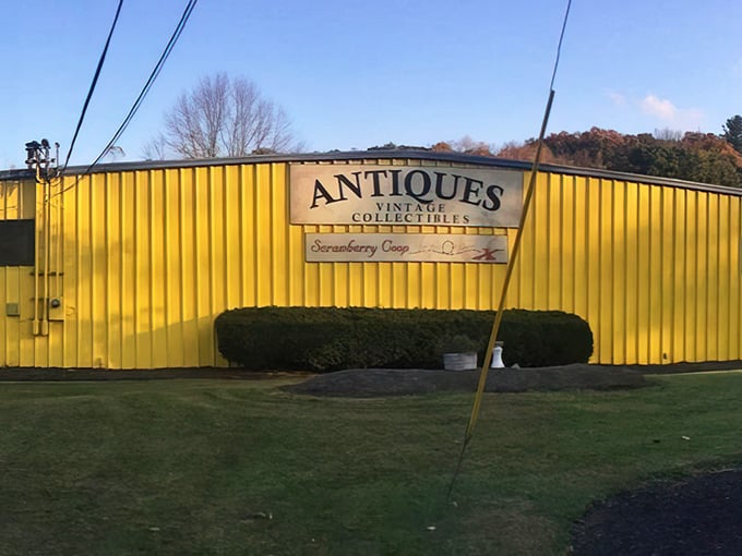 Don't let the modest exterior fool you, this bright yellow building holds treasures that'll keep you browsing.