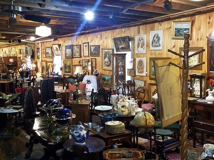 Step inside and discover a treasure hunter's paradise where every corner reveals another era's treasures. Indiana Jones would trade his whip for an afternoon browsing these aisles.