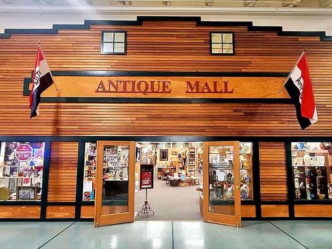 The grand entrance beckons like a time portal. Those wooden doors might as well have "Adventure Awaits" carved above them.