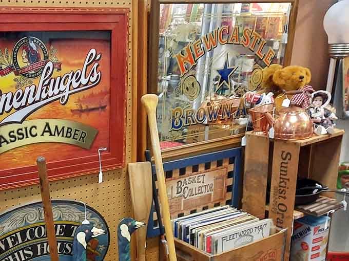 When beer signs meet teddy bears and vintage records, you know you've found a place that celebrates all eras equally and enthusiastically.