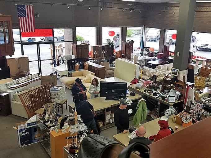 The interior sprawl that makes you grateful you wore comfortable shoes and cleared your afternoon schedule completely.