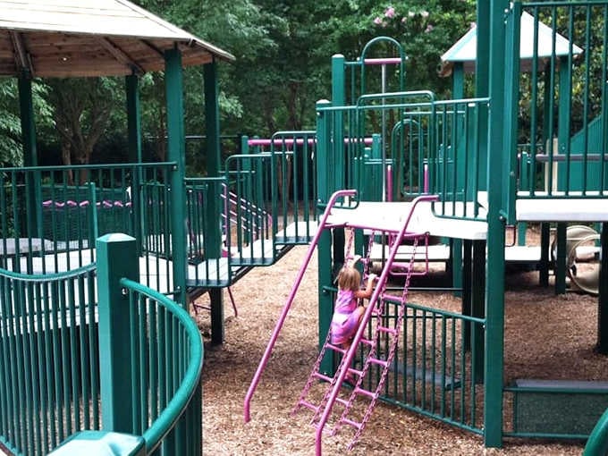 Multiple levels of accessible fun mean every child gets to experience the thrill of climbing high and conquering new heights.