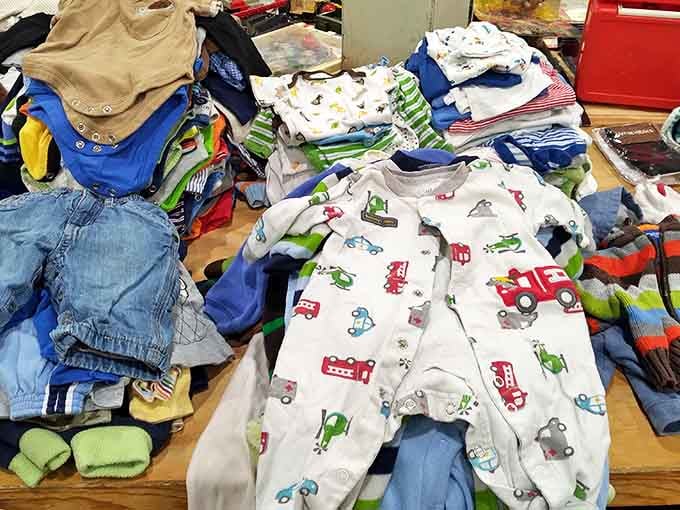 Mountains of affordable children's clothing await budget-conscious parents&mdash;those vehicle-patterned pajamas won't break the bank!