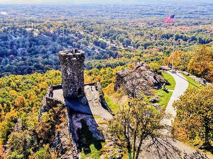 From up here, you can see why people climb mountains: the world looks better when you've earned the view one step at a time.