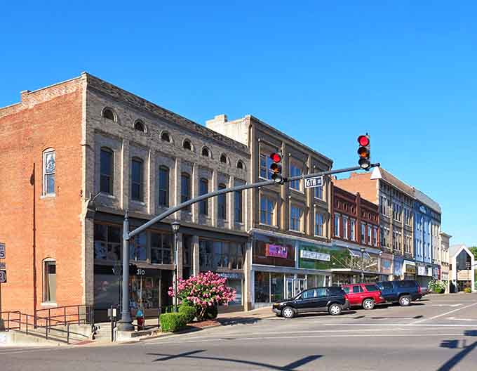 These historic storefronts have seen generations come and go, standing proud like they've got nothing to prove.