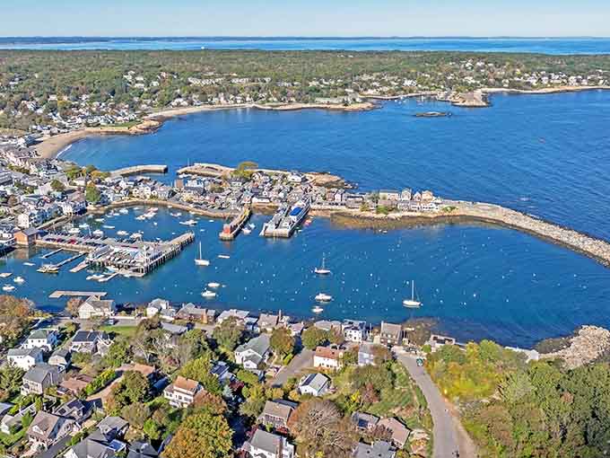 When the harbor looks this perfect, you start to understand why artists never want to leave.