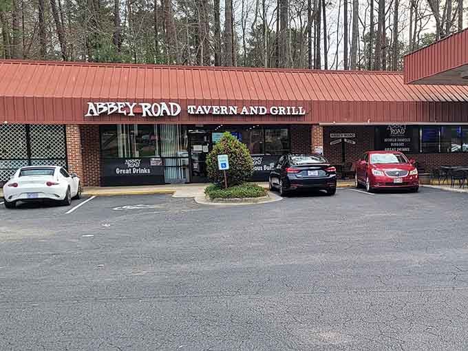 That red roof and Beatles signage mean you've found the intersection of comfort food and rock history in Cary.