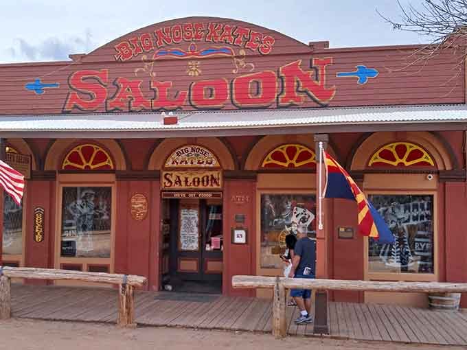 That classic Western facade isn't just for show, it's your gateway to stepping back into 1880s Arizona history.