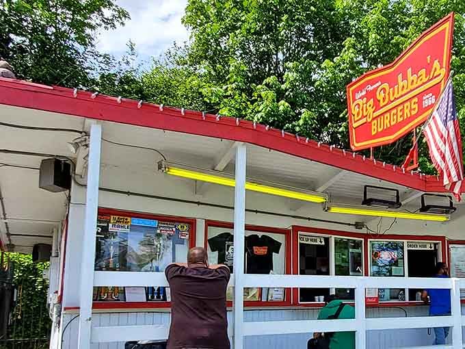 1. this humble restaurant in washington has a massive cheeseburger locals keep talking about