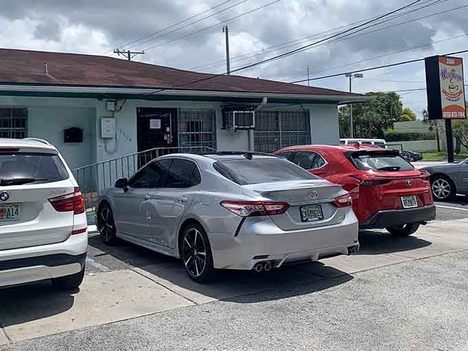 That packed parking lot isn't an accident; smart people know where the real Cuban sandwiches live.