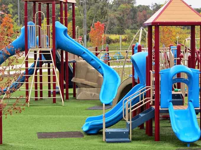 Multiple slides mean multiple opportunities for your kids to perfect their "look at me!" screams of pure joy.