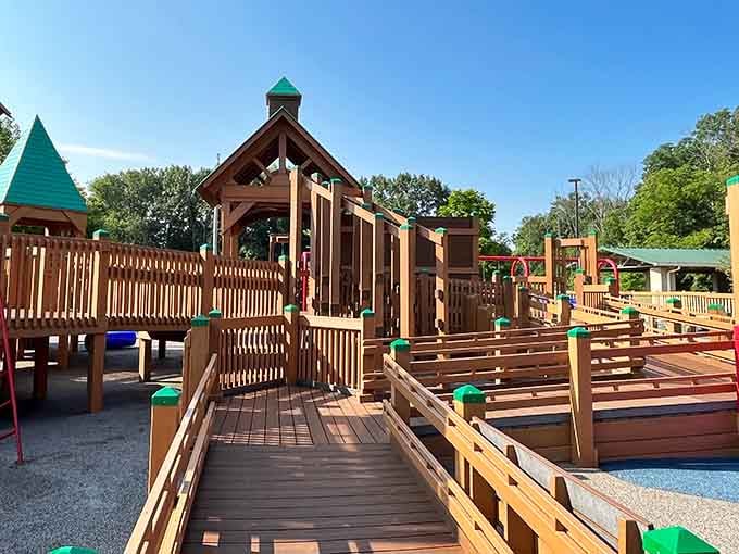 Those accessible ramps and wooden towers aren't just impressive—they're proof that inclusion can be absolutely magnificent.