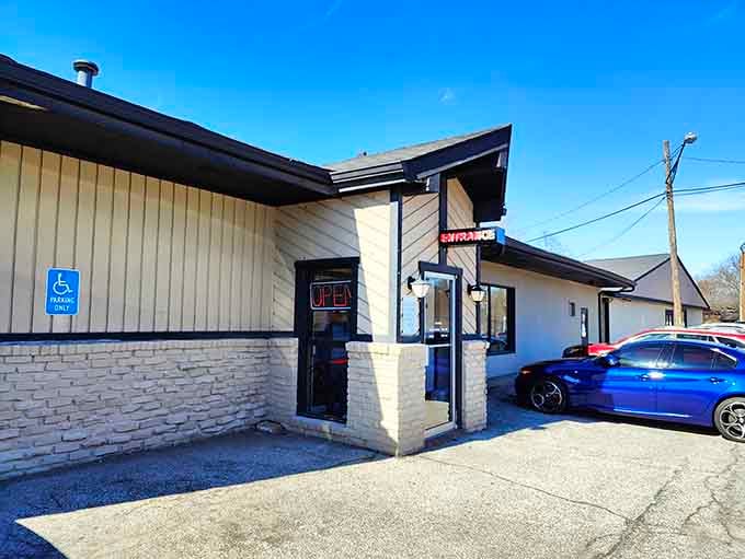 The unassuming exterior hides a treasure trove that'll swallow your afternoon whole and leave you grinning.