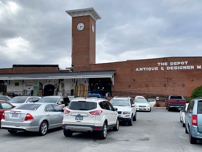 When the parking lot looks this full, you know something special is happening inside those historic brick walls.