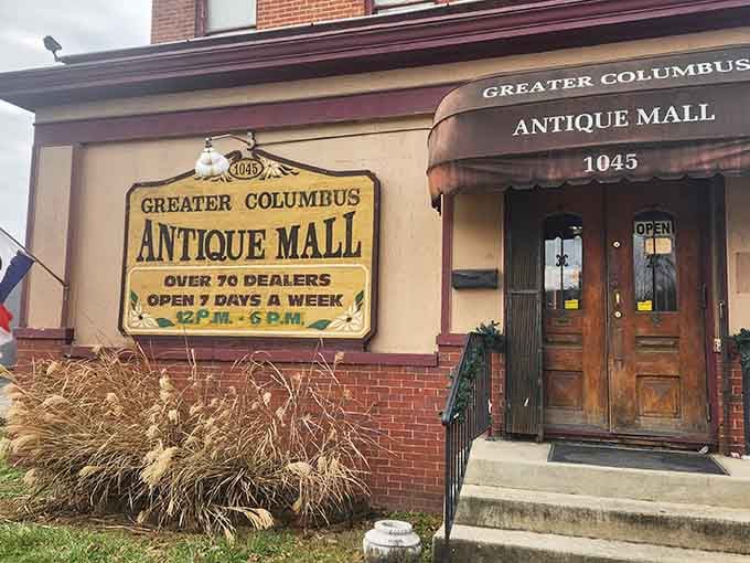 That classic storefront with wooden doors isn't just an entrance, it's a portal to every decade you've ever lived through.